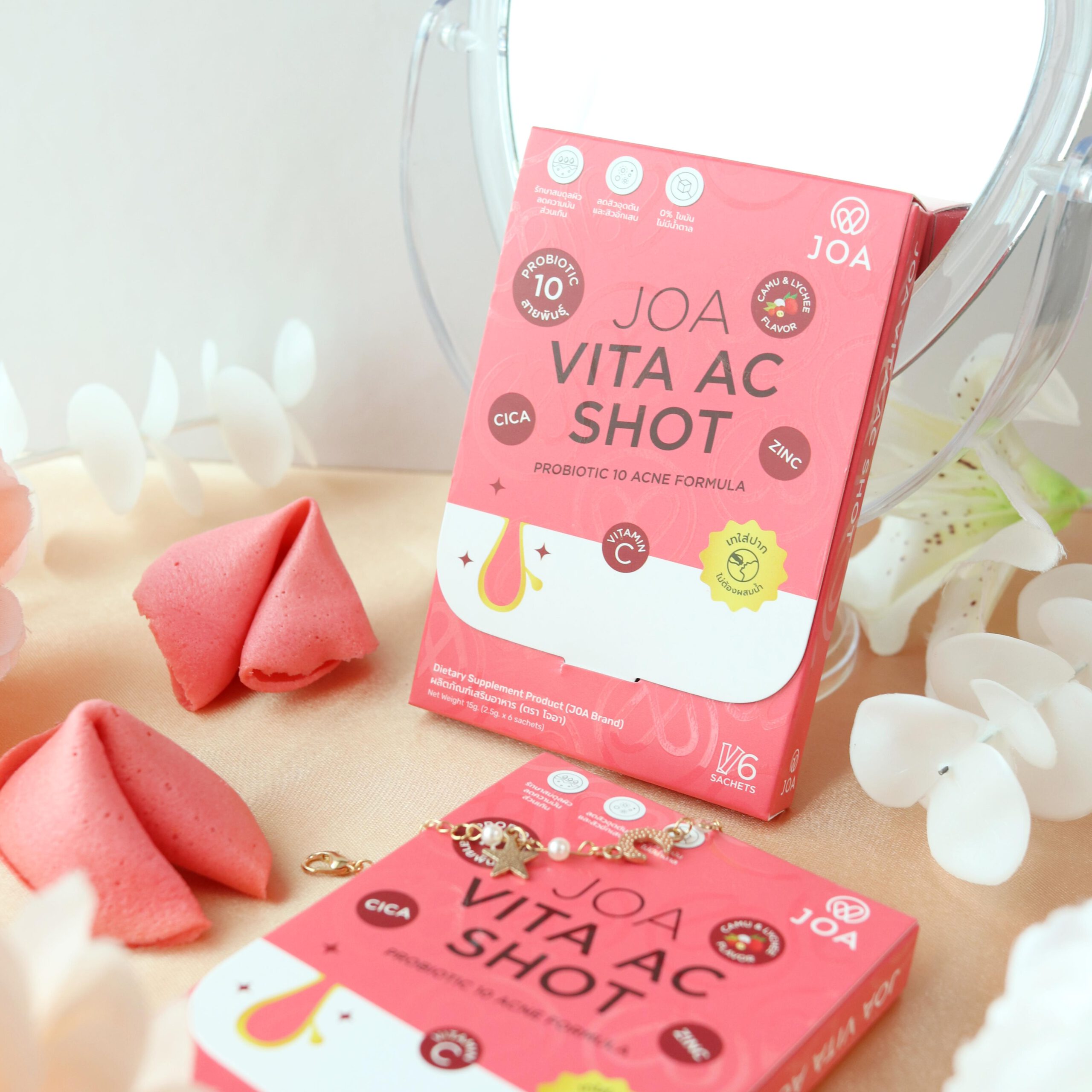 ลองอาหารเสริมแบบฉีกซองแล้วกินได้เลย กับ Joa Vita AC Shot Lady(ready) to ...